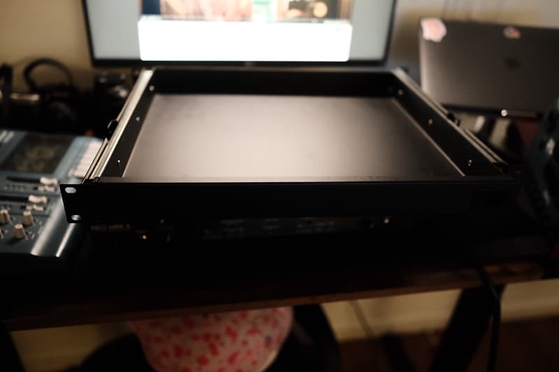 Sliding Rack Drawer (1U) with 2 Slam Locks - Black | Reverb