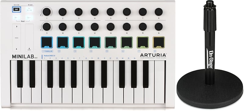 Arturia MiniLab MkII 25 Slim-key Controller Bundle with | Reverb