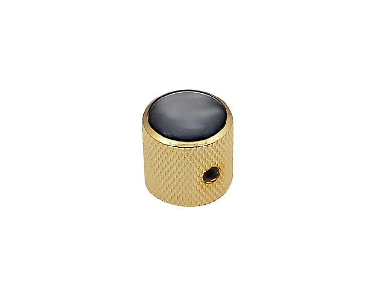 Boston KG-239 dome knob with black pearl inlay | Reverb
