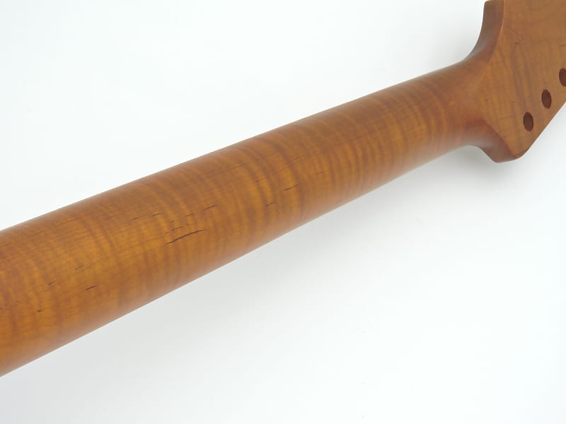 S style Roasted Flame Maple Neck nitro | Reverb