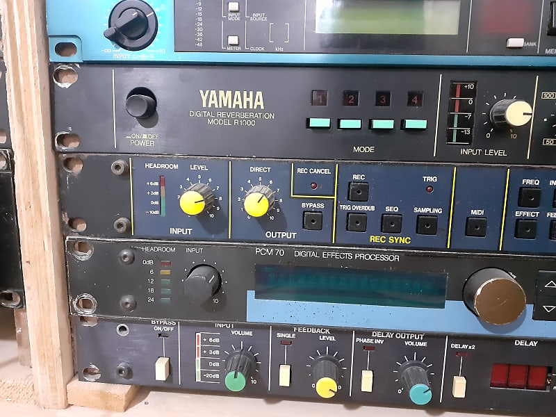 Lexicon PCM 70 Digital Effects Processor 1980s - Black | Reverb