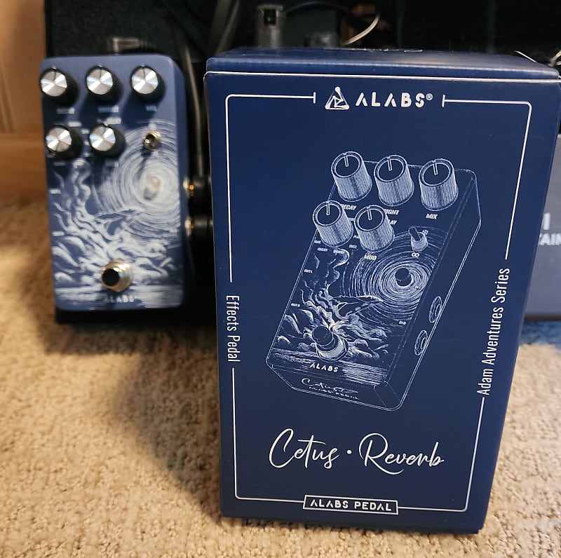 Alabs Cetus Stereo Reverb Pedal 2024 - Blue | Reverb