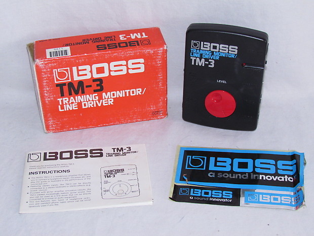 Boss TM-3 Traning Monitor Line Driver - Headphone Amplfier | Reverb