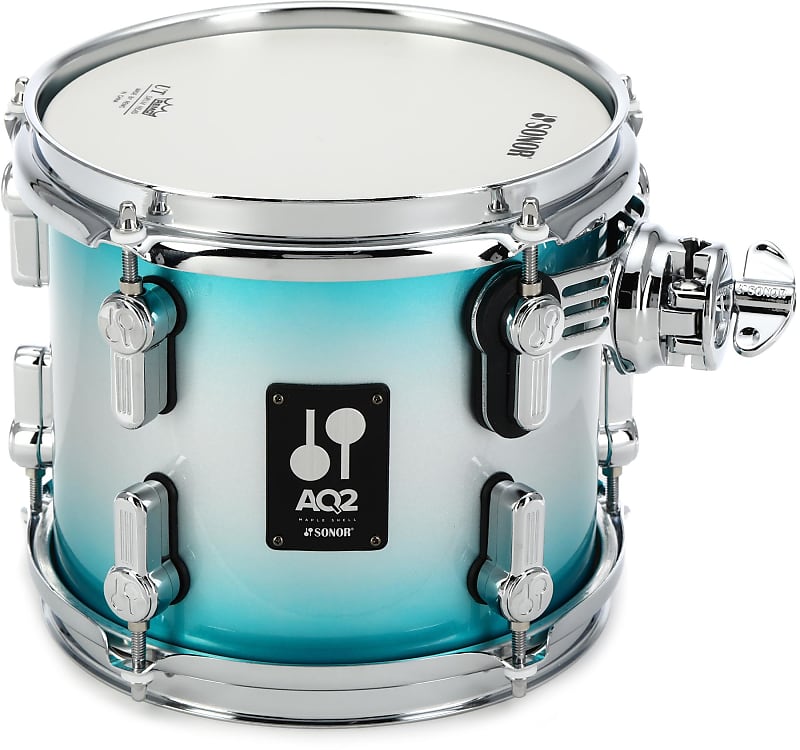 Sonor AQ2 Mounted Tom - 7 inches x 8 inches Aqua Silver Burst | Reverb Sonor AQ2 Mounted Tom - 7 inches x 8 inches Aqua Silver Burst | Reverb