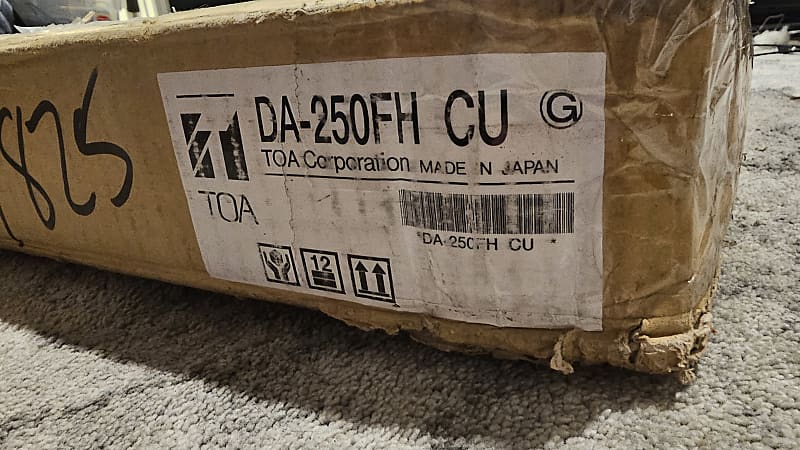 New TOA DA-250FH Multichannel Power Amp 4x250w | Reverb UK