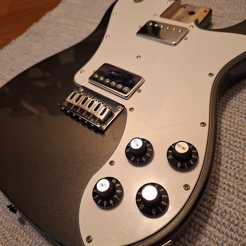 Fender Squire Telecaster Deluxe Loaded Body - Metallic Grey | Reverb