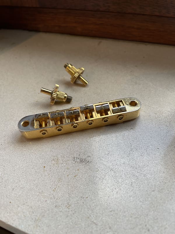 Gotoh MIJ Nashville style Bridge - Gold | Reverb
