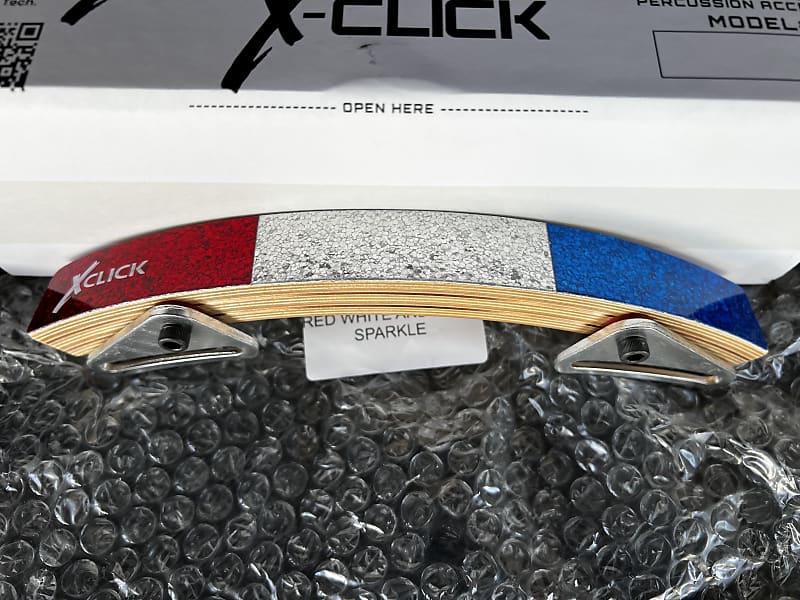 Mint Gruv-X X percussion red white and blue x-click limited | Reverb