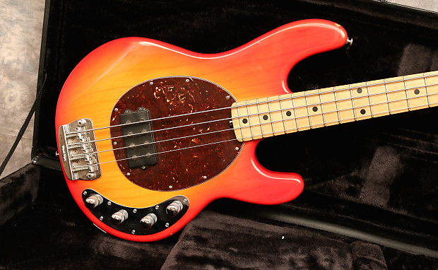 2005 Music Man Stingray Cherry Burst | Reverb