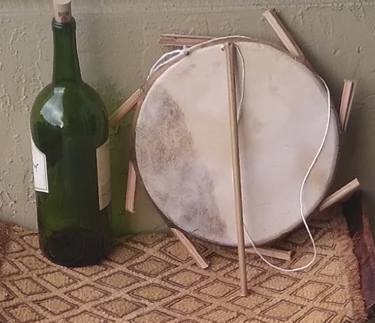 West African ceramic frame drum (sakara) | Reverb