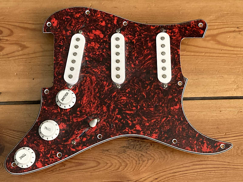 SX VTG Stratocaster Electric Guitar Loaded Scratchplate Faux | Reverb