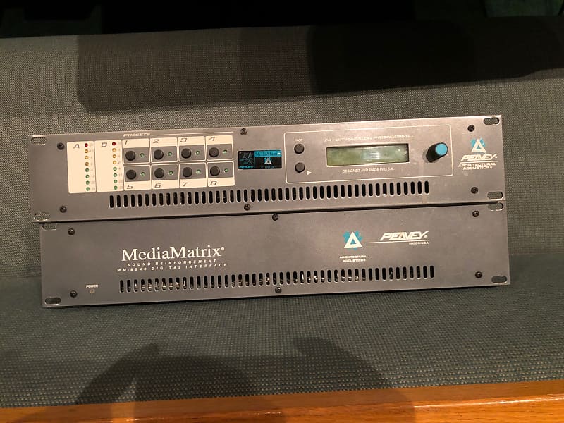 Peavey MediaMatrix X-Frame 24 Bit Parallel Processor and | Reverb