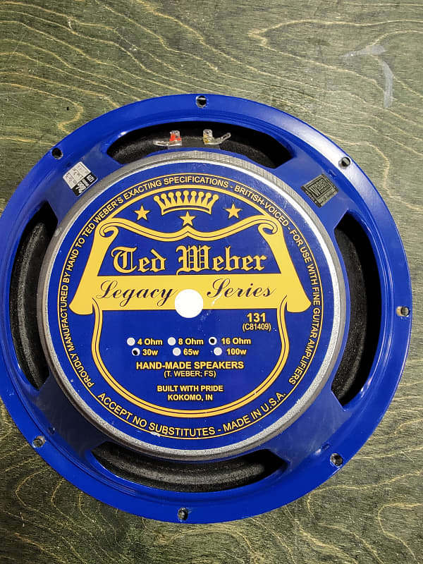 Ted Weber Legacy 12 Speaker 2021 -16 ohm 30 watts | Reverb