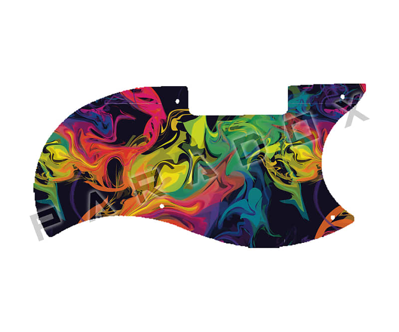 Custom Pickguard For 2010 - 2020 Made in China Epiphone EB-3 | Reverb