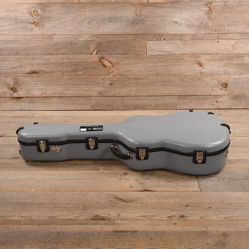 Calton Cases Acoustic D-18 Guitar Case Gray w/Blue Velvet | Reverb