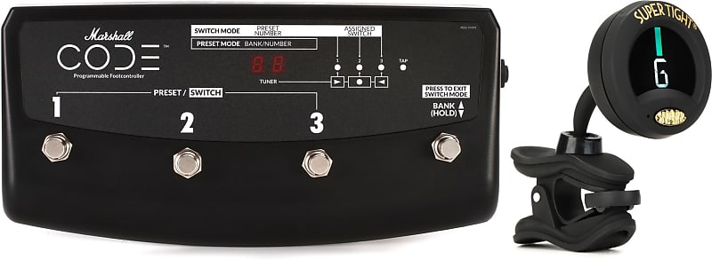 Marshall PEDL-91009 4-way Footswitch for Code Amplifiers | Reverb