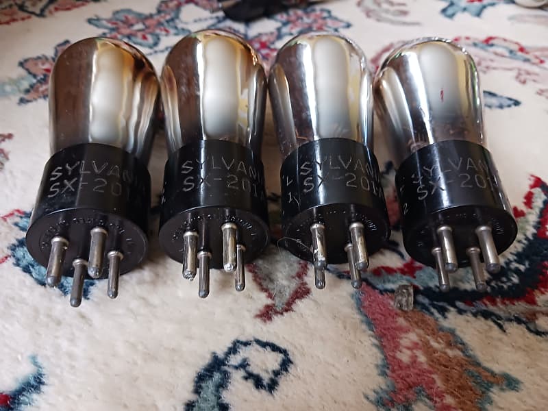 Qaud matching Sylvania SX-201A Made in the USA 🇺🇸 in the | Reverb