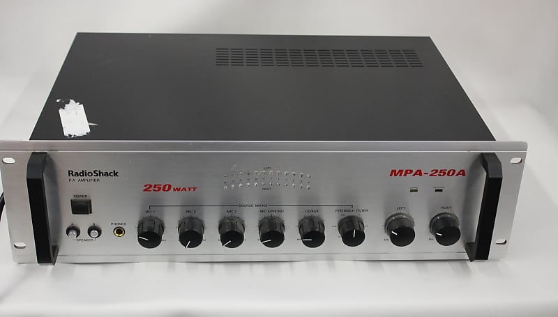 Radio Shack MPA-250A 250 Watt Stereo / Mono PA Integrated | Reverb