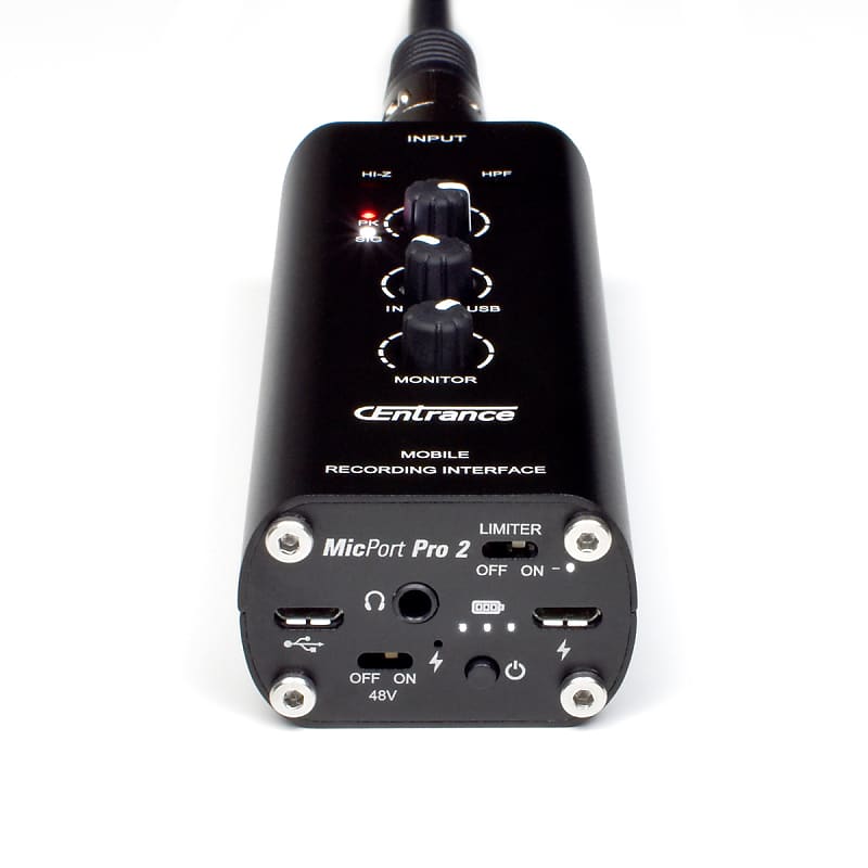 CEntrance MicPort Pro 2L- USB MIC Preamp With Limiter | Reverb