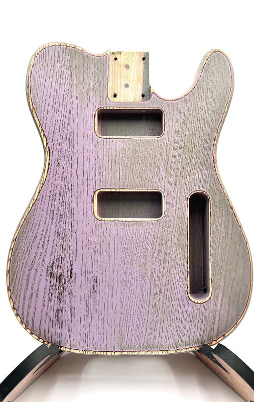 Warmtone Custom Guitars Telecaster Body 'Roadworn Purple" | Reverb