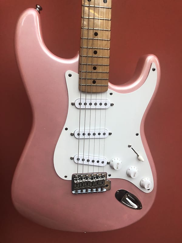 Bill Lawrence Pink Strat 57 Challenger MIJ Made In Japan | Reverb