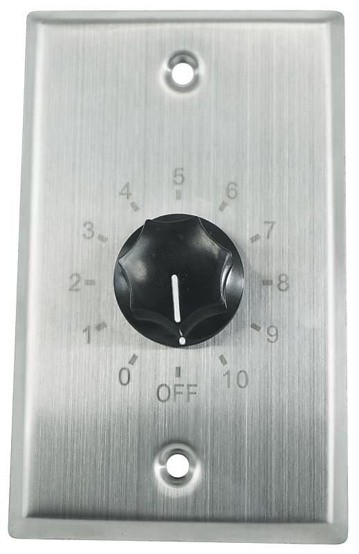 Rockville VOL70200 SS 200w 70v Stainless Wall Volume Control | Reverb