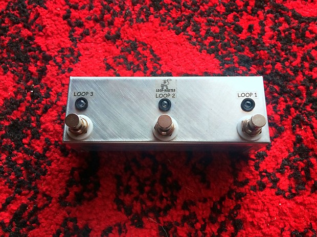 Loop-Master True Bypass 3 Button Mini Strip Switcher Brand | Reverb