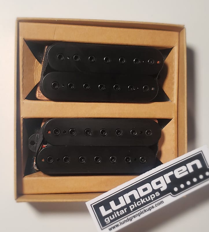 NEW Lundgren Pickups Angled M7 Bridge HEX/Black Heaven 10 | Reverb