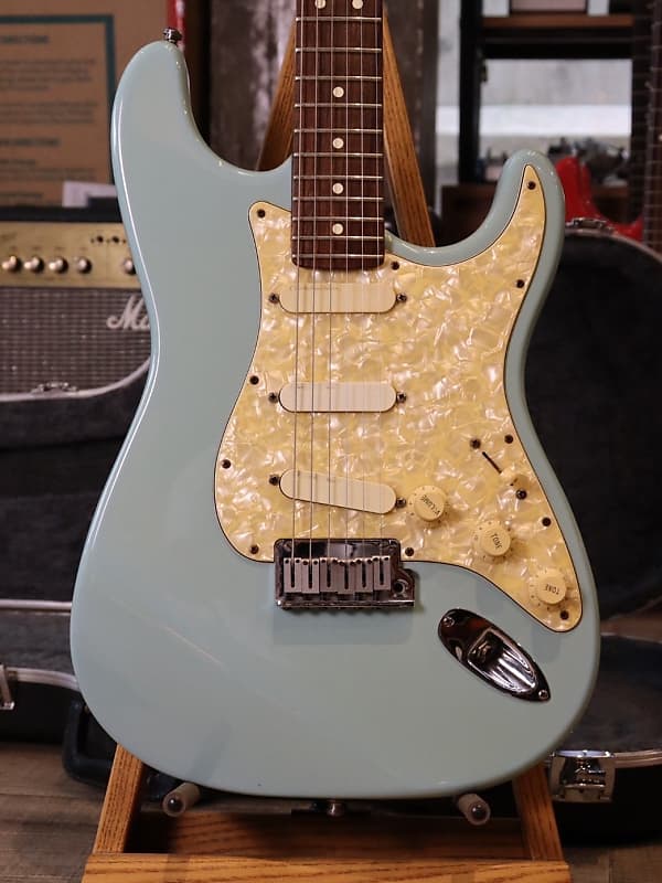 Fender Strat Plus Sonic Blue 1997 Rare Color | Reverb Australia