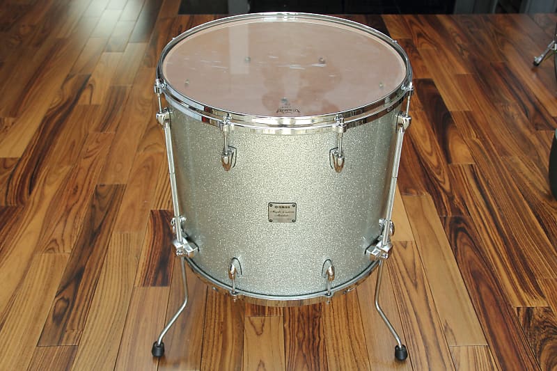 Rare Yamaha Maple Custom Absolute - Silver Sparkle 18"x16 | Reverb UK