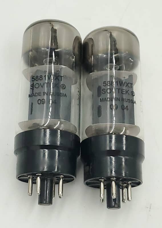 1 Pair of Sovtek 5881WXT Power Tubes | Reverb