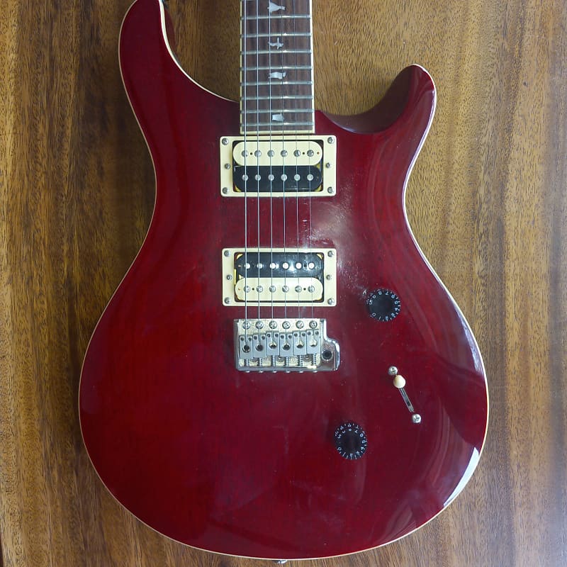 PRS SE Standard 24 Transparent Red | Reverb