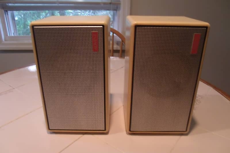 Advent #400 Mini speakers 12"x6"x6" price for pair 1970 aged | Reverb
