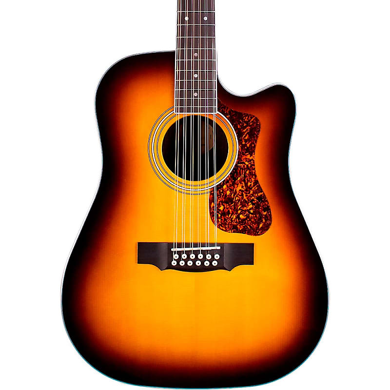 Guild D-2612CE Deluxe 12-String Cutaway Acoustic-Electric | Reverb