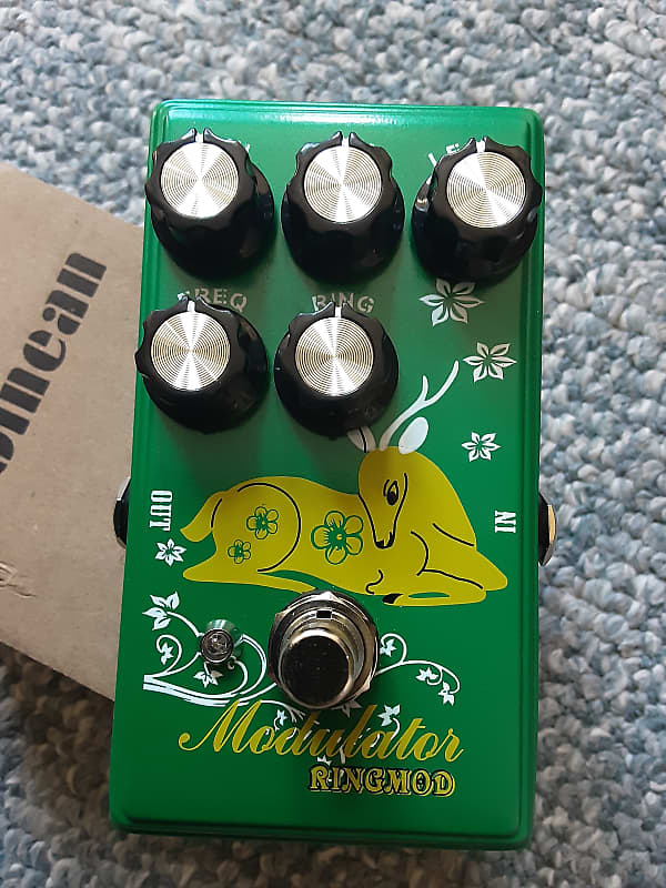 RingMOD Multi-Modulation Pedal with gain,sunk,level,freq,ring | Reverb