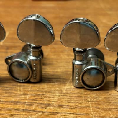 Vintage Grover Rotomatic Tuners 1970’s - Chrome, 3x3 Gibson | Reverb