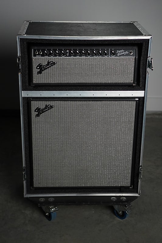 Fender Super Bassman 300-Watt Bass Amp and 4x10 Neo Cab in | Reverb