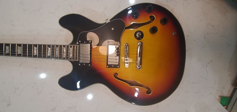 Firefly FF335 semi-hollow Gibson 335 copy with case | Reverb