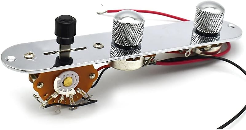 Guitar Loaded Control Plate Pre-Wired 3-Way Control Plate | Reverb