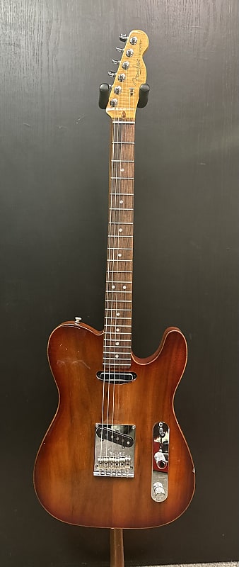 Fender Select Carved Koa Top Telecaster 2012 - Sienna Edge | Reverb UK