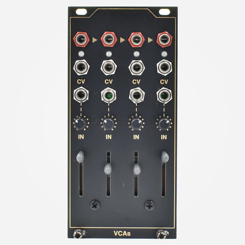 Super Synthesis VCAs Eurorack Quad VCA Module with Sliders | Reverb