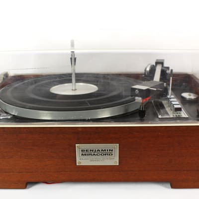Vintage Benjamin Miracord ELAC 50H Turntable Audio Technica | Reverb