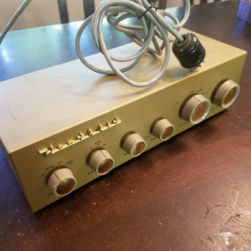 Heathkit WA-P2 Mono Tube Preamplifier Control Amp 1956 Gold | Reverb