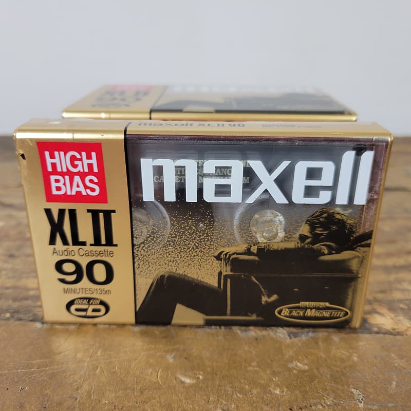 Maxell XLII 90 High Bias Cassette Tapes Set of 5 | Reverb