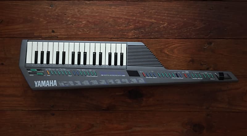 vintage Yamaha SHS-10 MIDI Keytar rare gray silver | Reverb