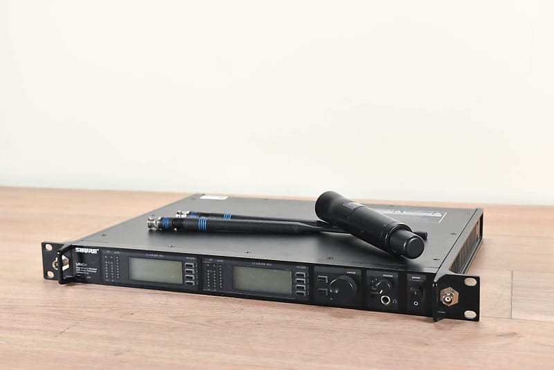 Shure UR4D+ Dual Wireless Receiver with Handheld Transmitter | Reverb