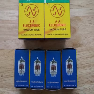 JJ Electronic Vacuum Tube E34L Matched Quad BURNED IN has | Reverb