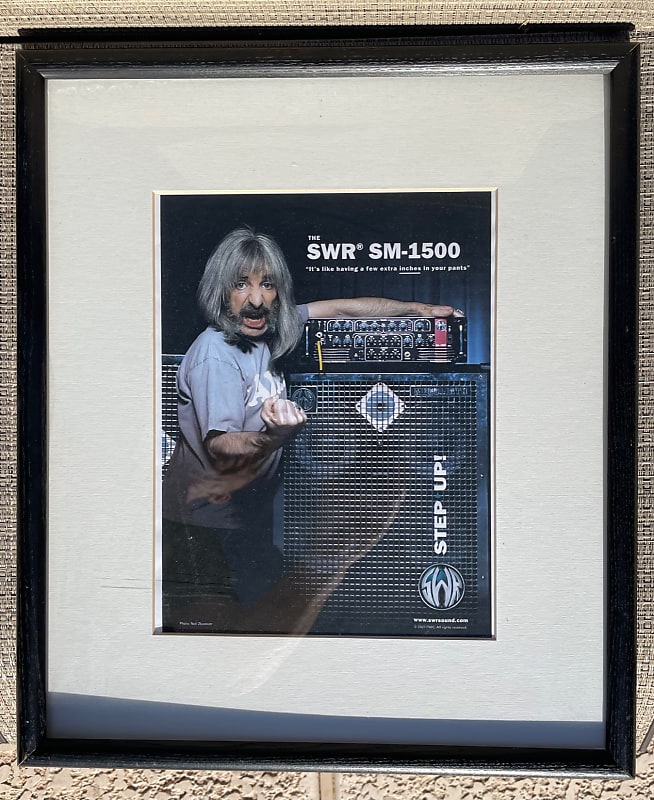 SWR SM-1500 Ad with Harry Shearer as Derek Smalls from Spinal | Reverb