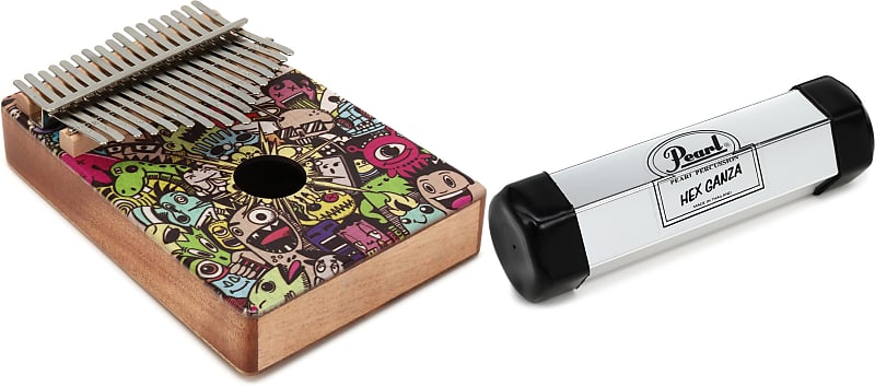 Sela SE254 Art Series Kalimba 17-key - Little Monster Bundle | Reverb