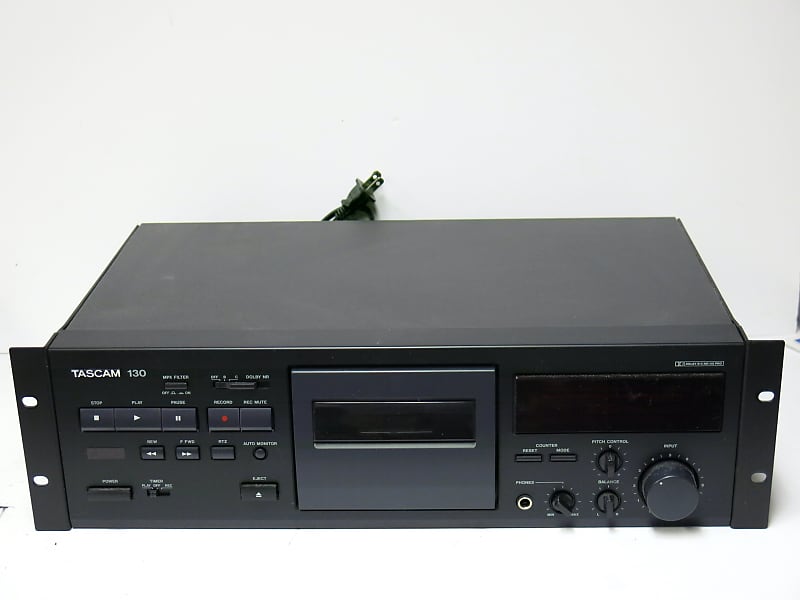 Tascam 130 Rackmount Cassette Deck Recorder | Reverb